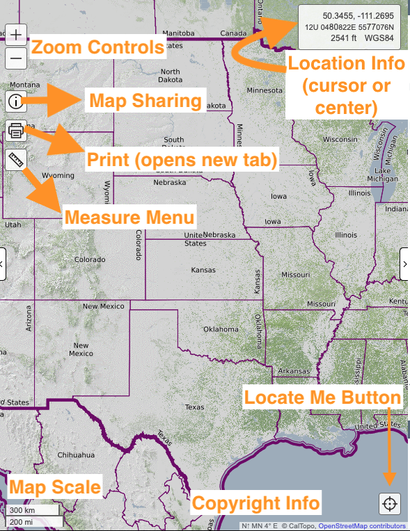 Map Viewer Tour | CalTopo Training