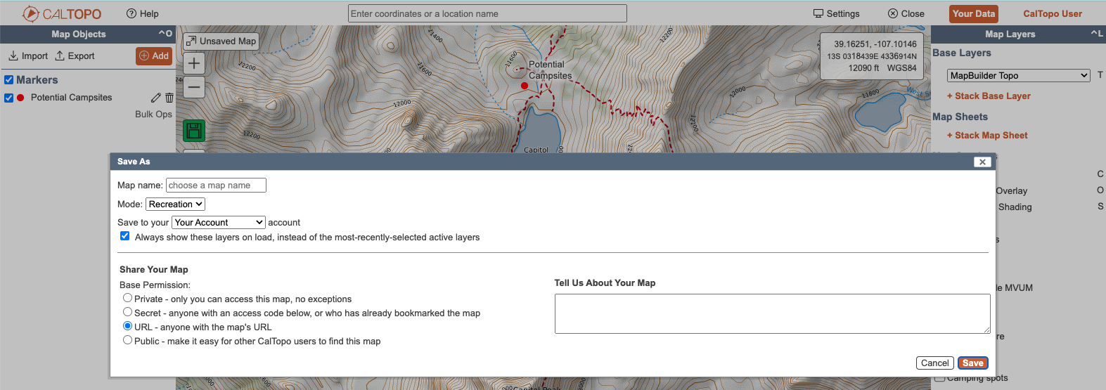 Making your First Map | CalTopo Training