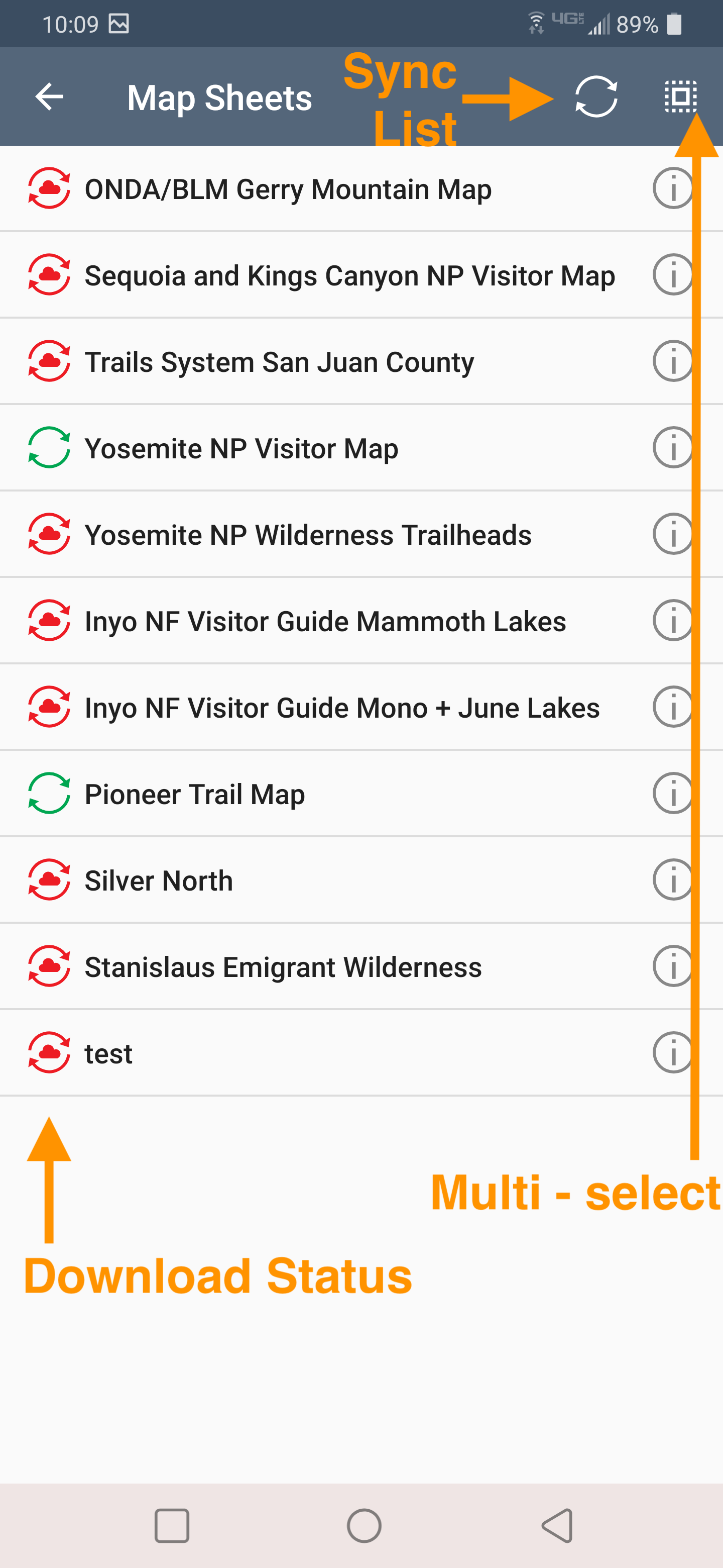 Managing Your Data: Maps, Tracks, Layers, Icons, and More | CalTopo ...