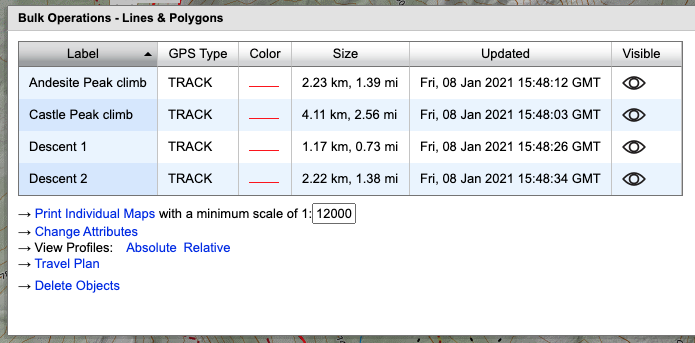 Working with Existing Lines and Polygons | CalTopo Training