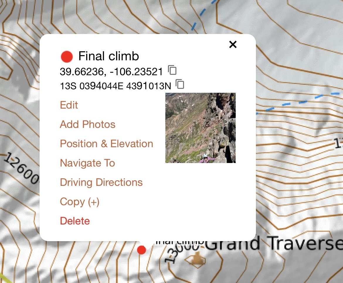Photo Waypoints | CalTopo Training