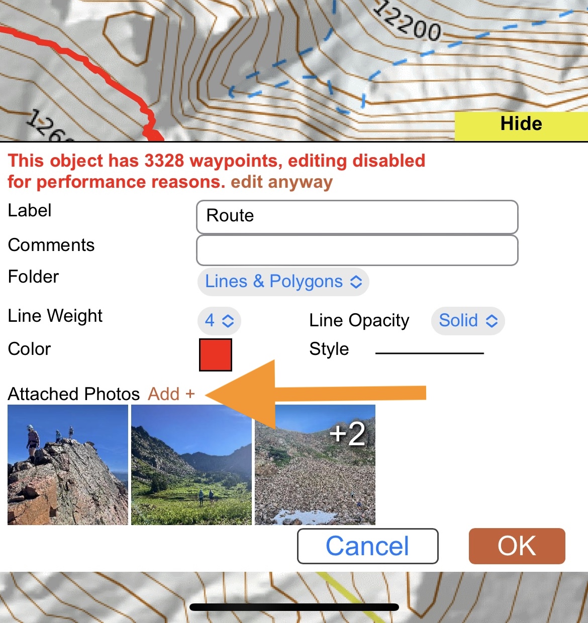 Photo Waypoints | CalTopo Training