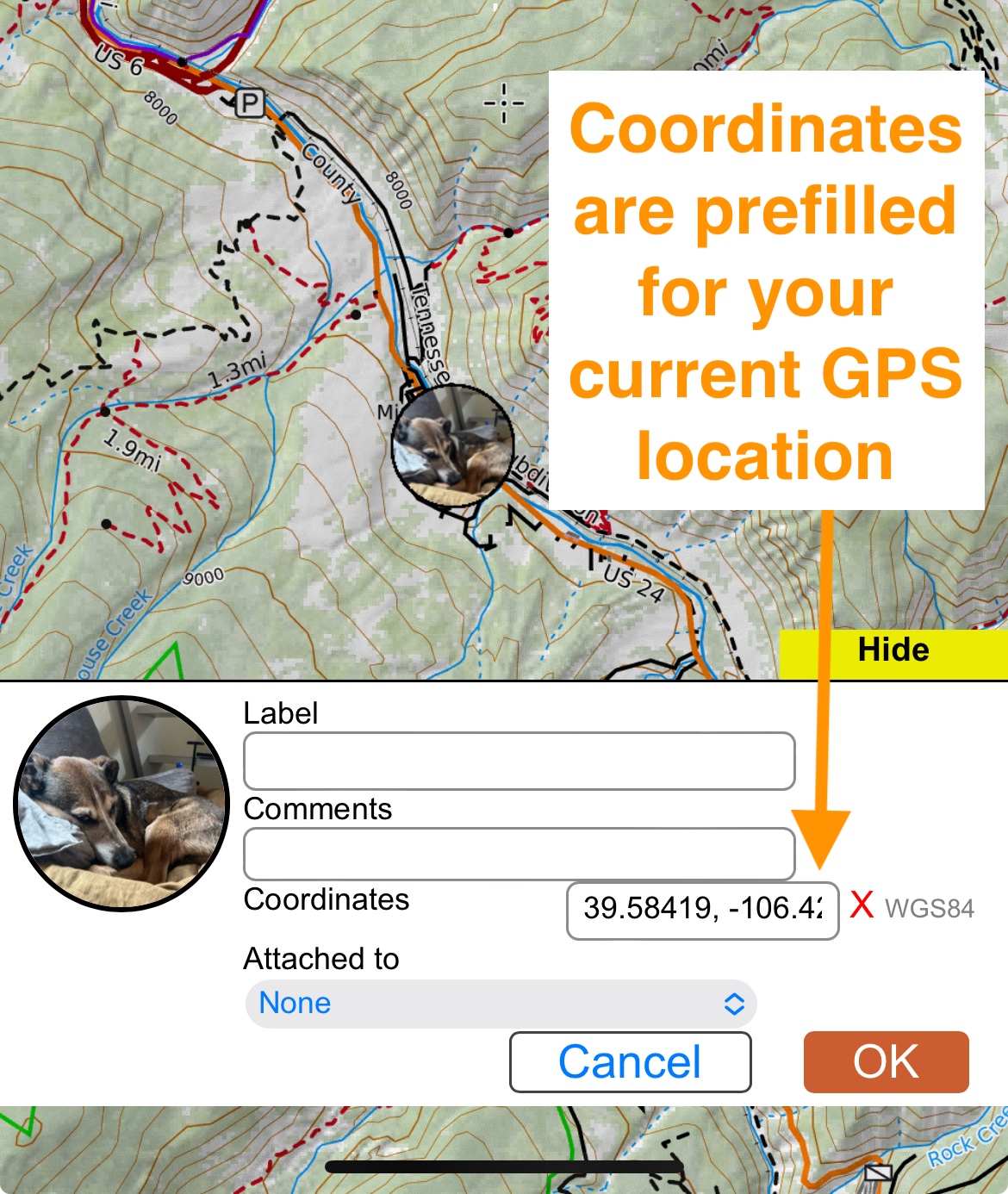 Photo Waypoints | CalTopo Training