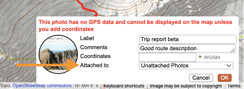 Photo Waypoints | CalTopo Training