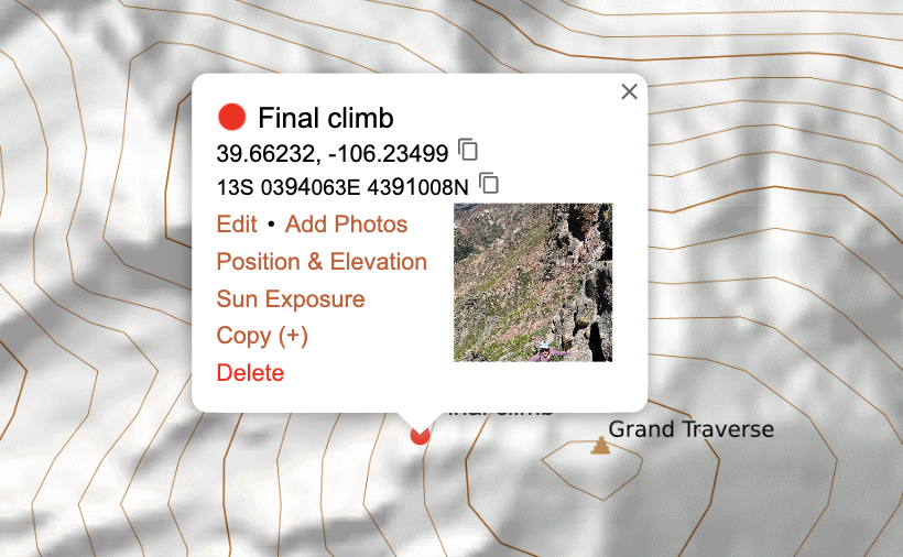 Photo Waypoints | CalTopo Training