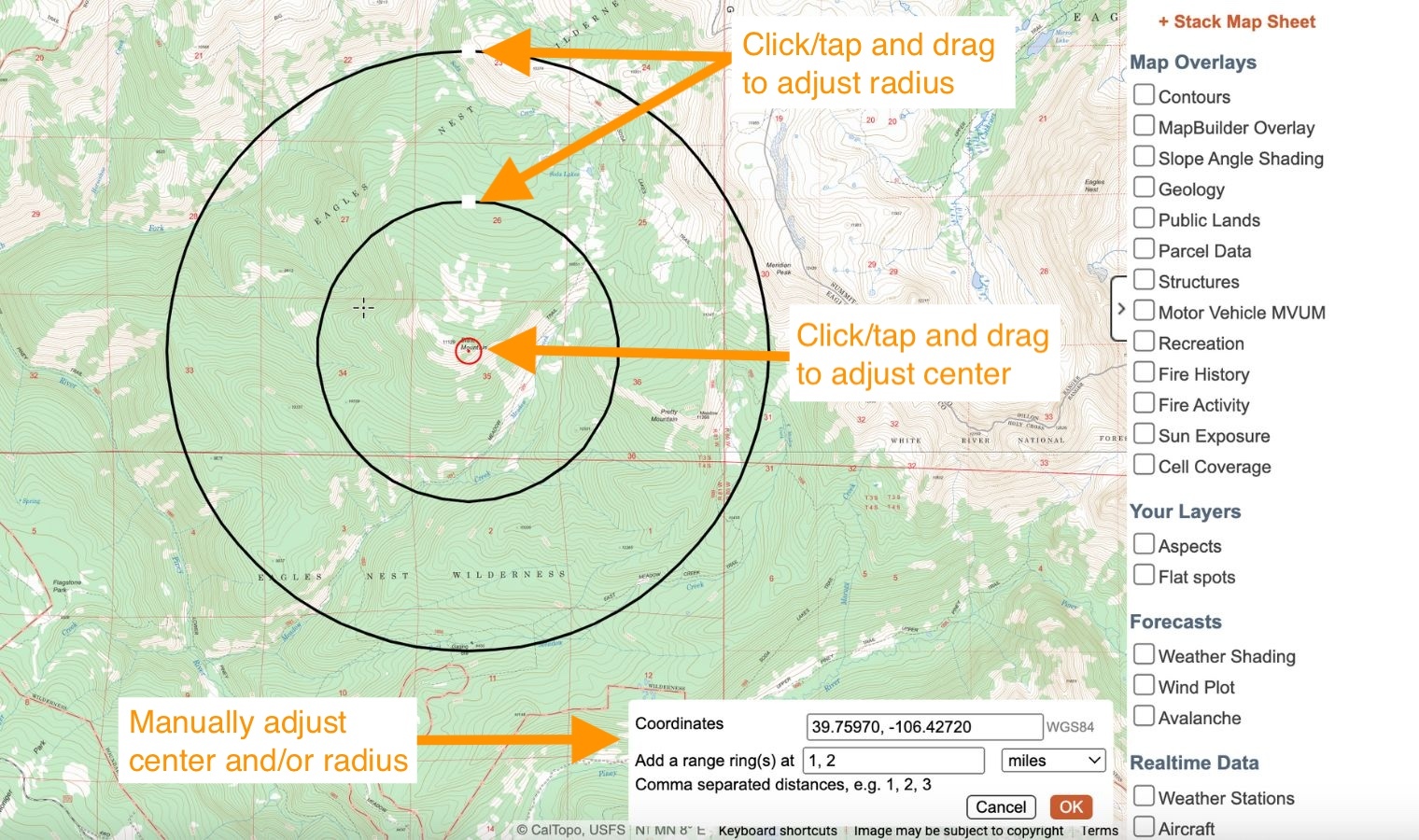 Other Object Types and Functions | CalTopo Training