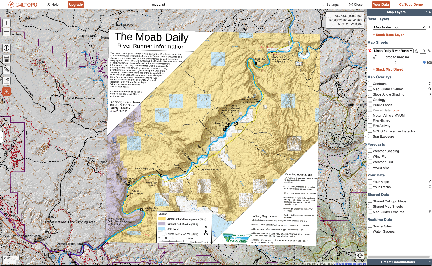 Map Sheets | CalTopo Training