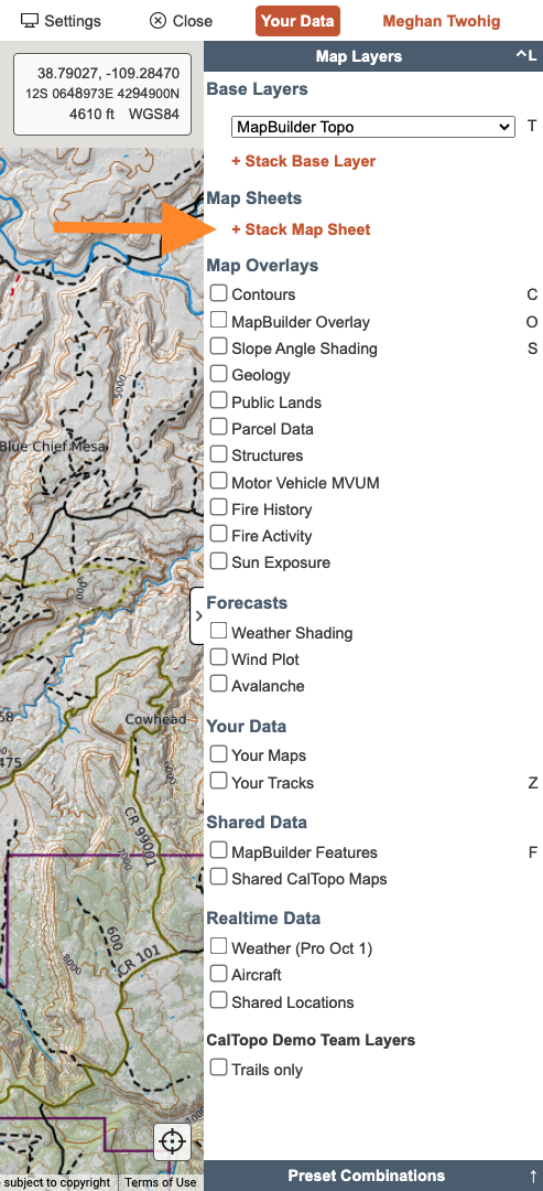 Map Sheets | CalTopo Training