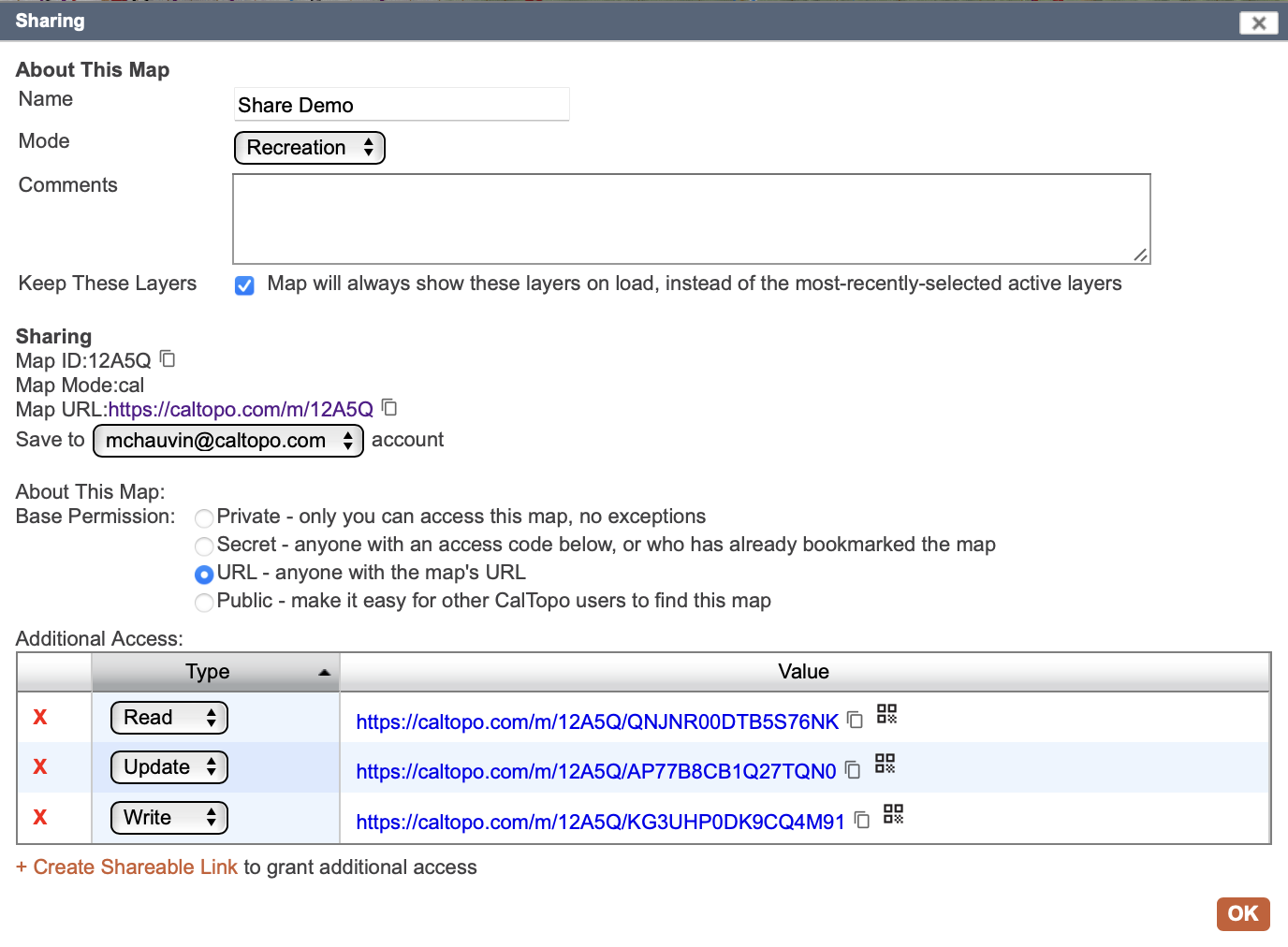 Map Sharing | CalTopo Training
