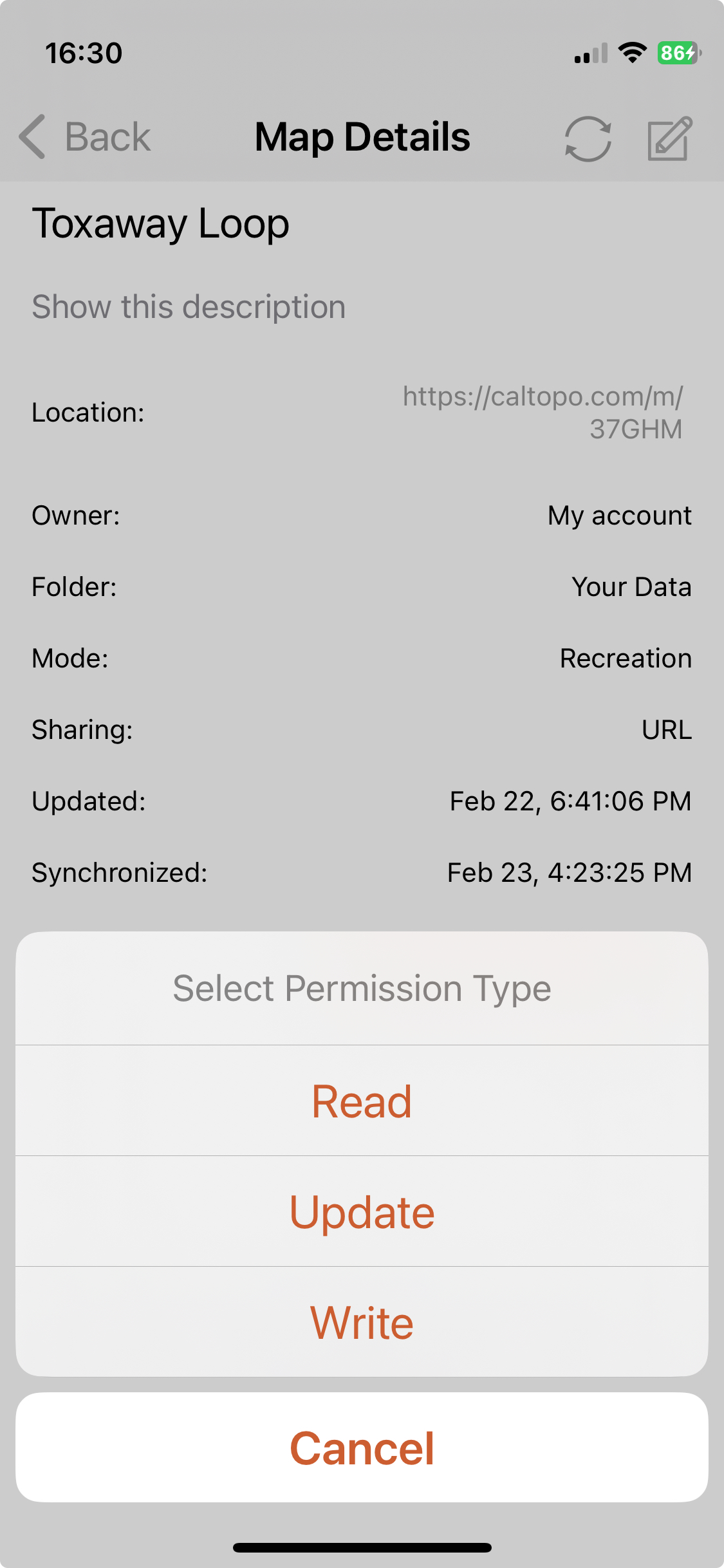 Map Sharing | CalTopo Training