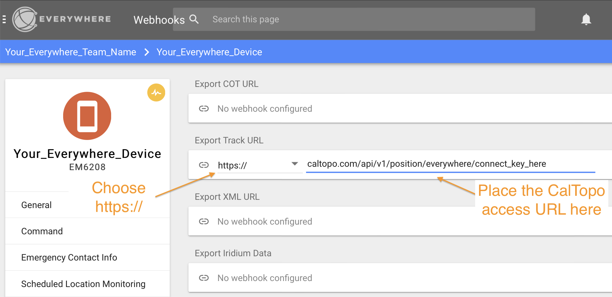 Location Integrations | CalTopo Training